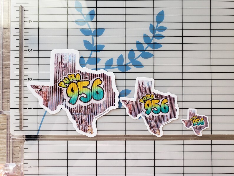 Puro 956 South Texas Waterproof Sticker Texas Sticker Area | Etsy