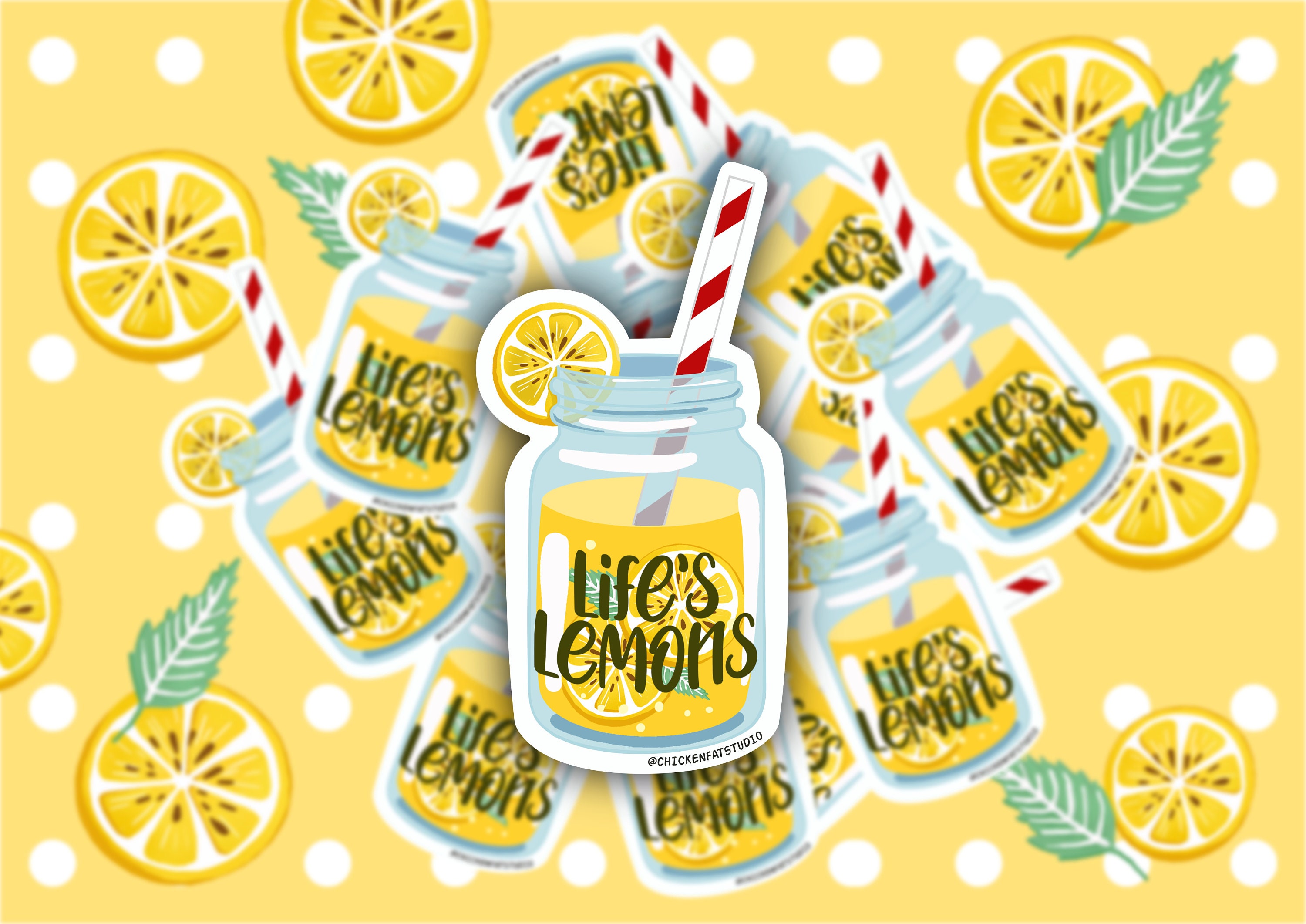 When Life Gives You Lemons Sticker, Motivational Sticker, Life's Lemons ...
