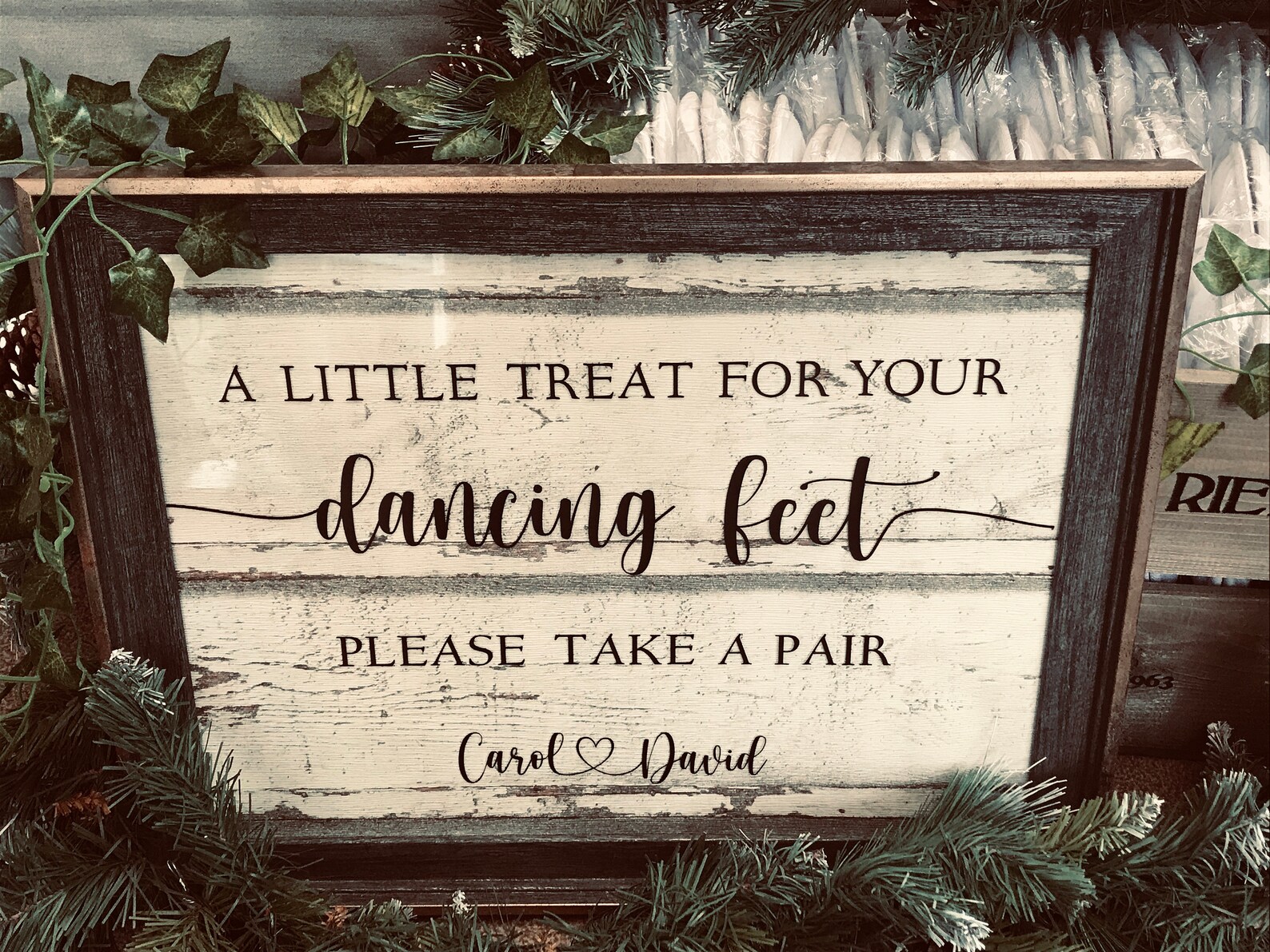 Rustic Wedding Signs | Etsy