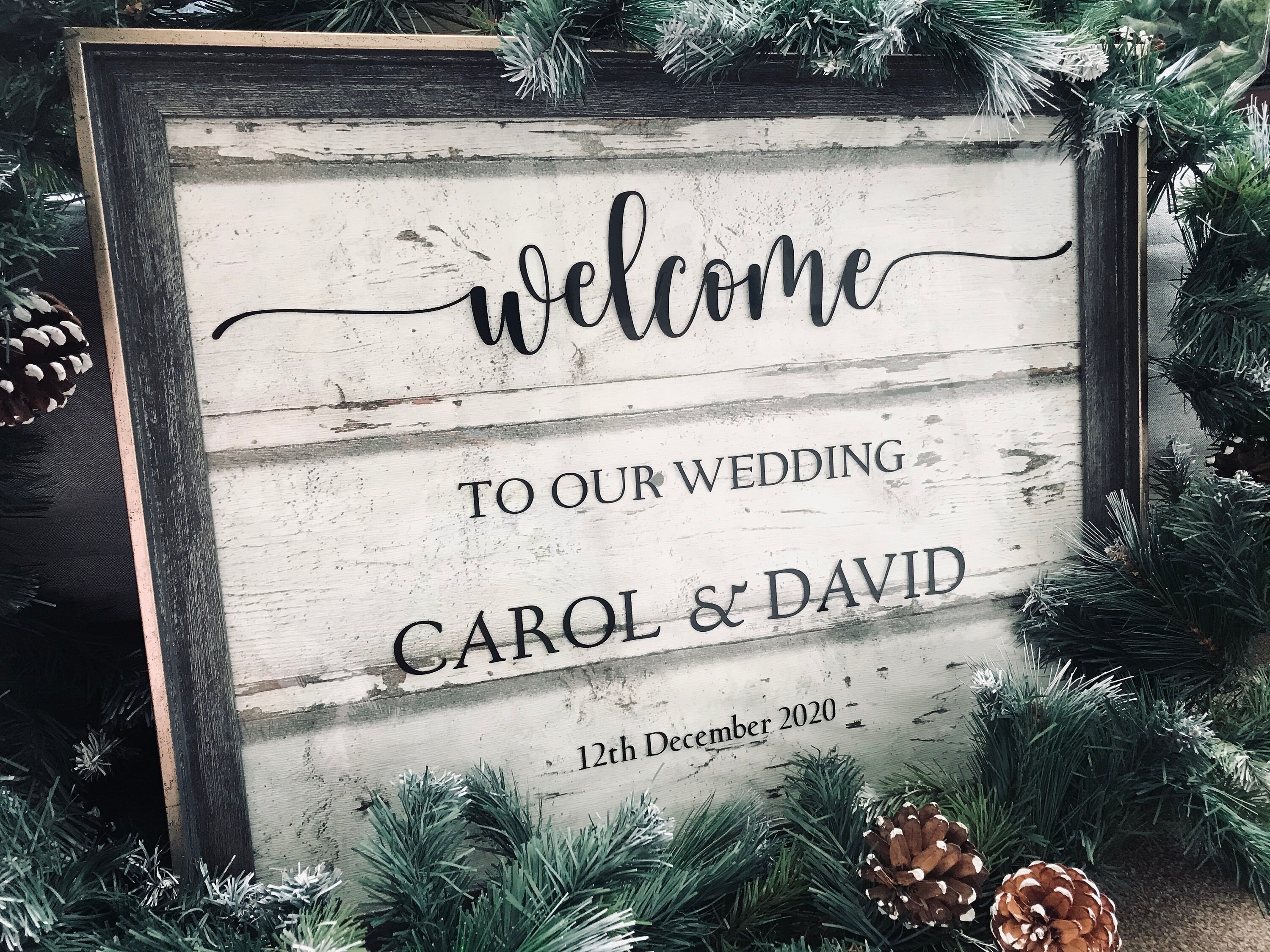 Rustic Wedding Signs - Etsy UK