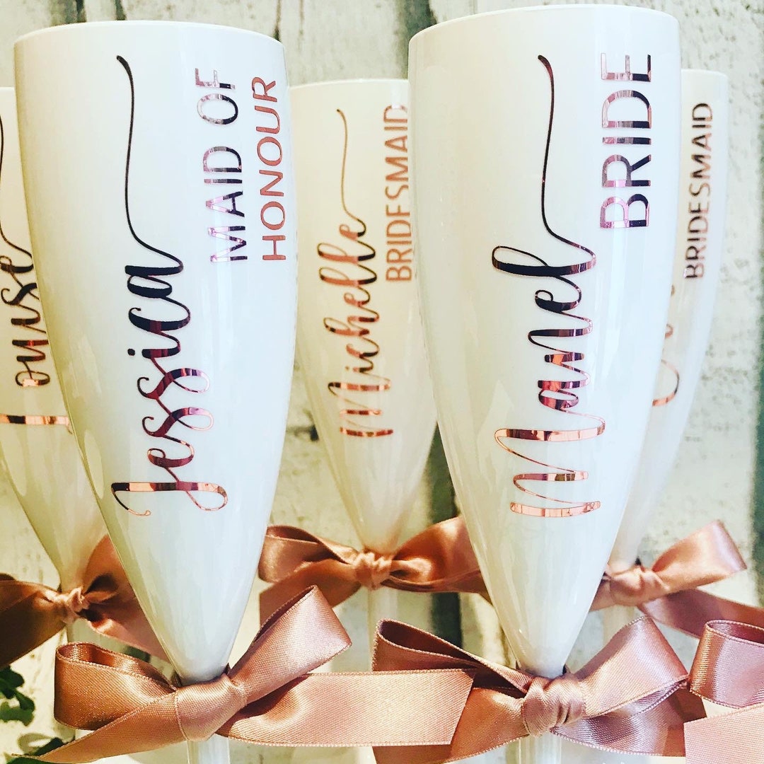 Flautas de champán personalizadas - Etsy España