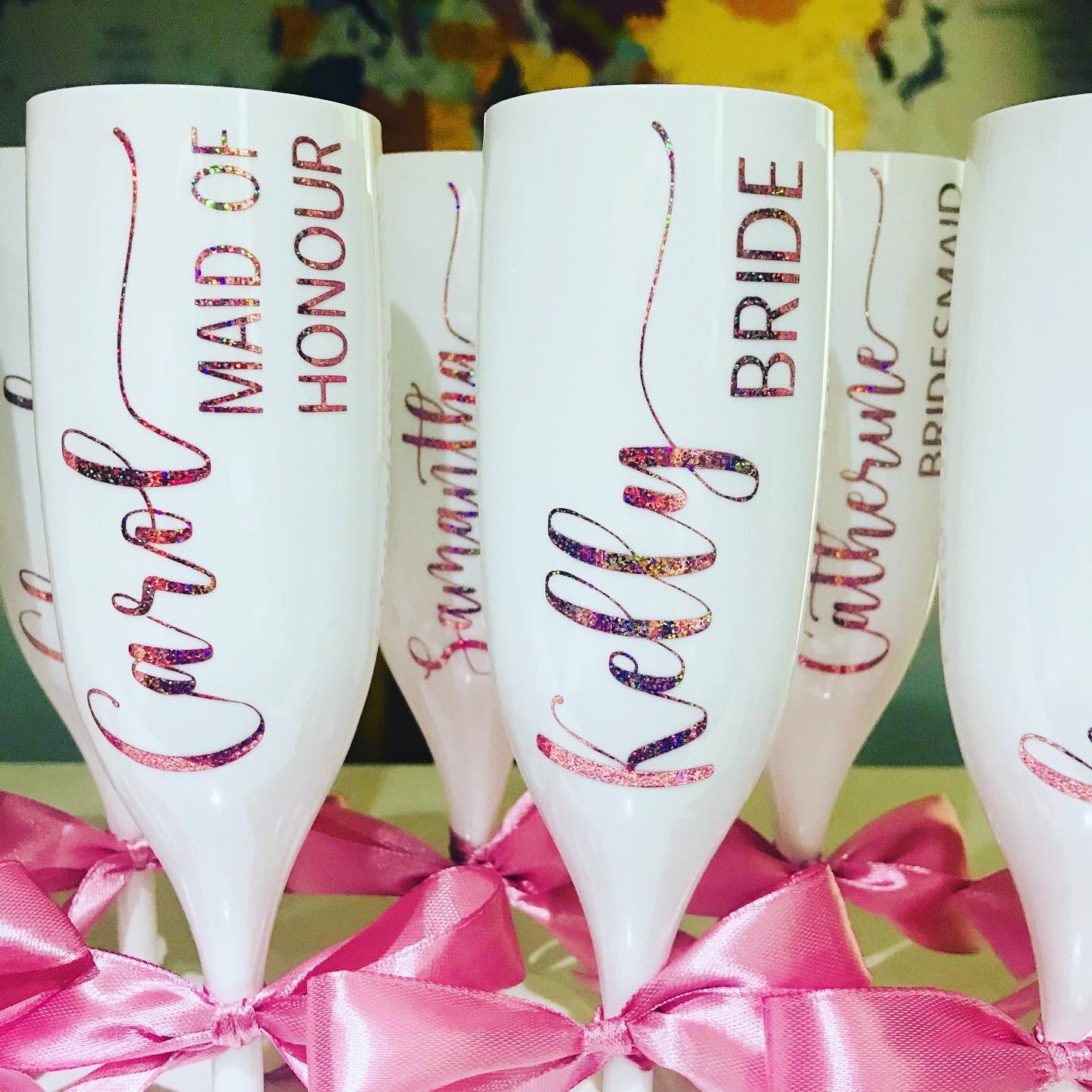 Flautas de champán personalizadas - Etsy España