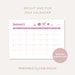 A4 Calendar PDF Printable File - Bright, Fun and Colourful - Etsy