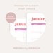 A4 Calendar PDF Printable File - Bright, Fun and Colourful - Etsy
