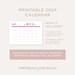 A4 Calendar PDF Printable File - Bright, Fun and Colourful - Etsy