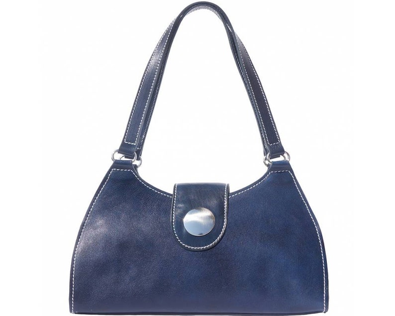The Florina Leather Handbag From Florence, Italy - Etsy