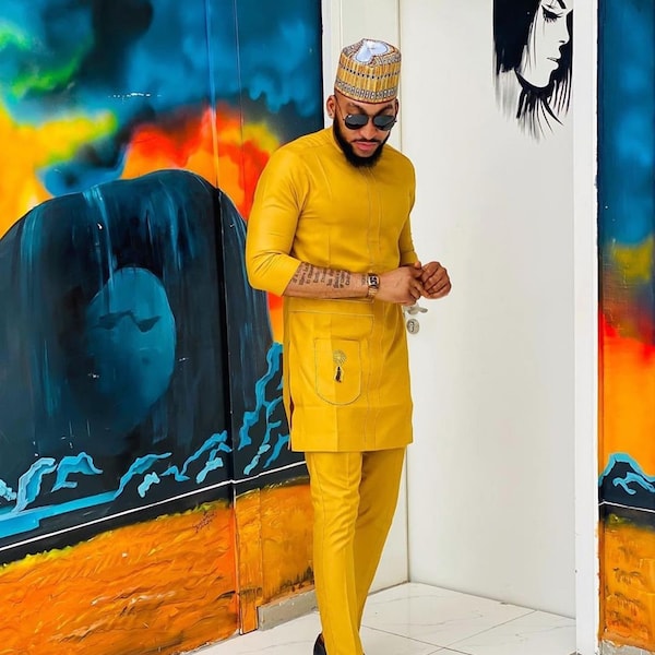 Yellow suit for men - Etsy Portugal