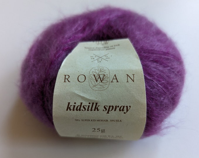 Rowan Kidsilk Spray Mohair Silk Yarn #574 Regal Roze Discontinued - Etsy
