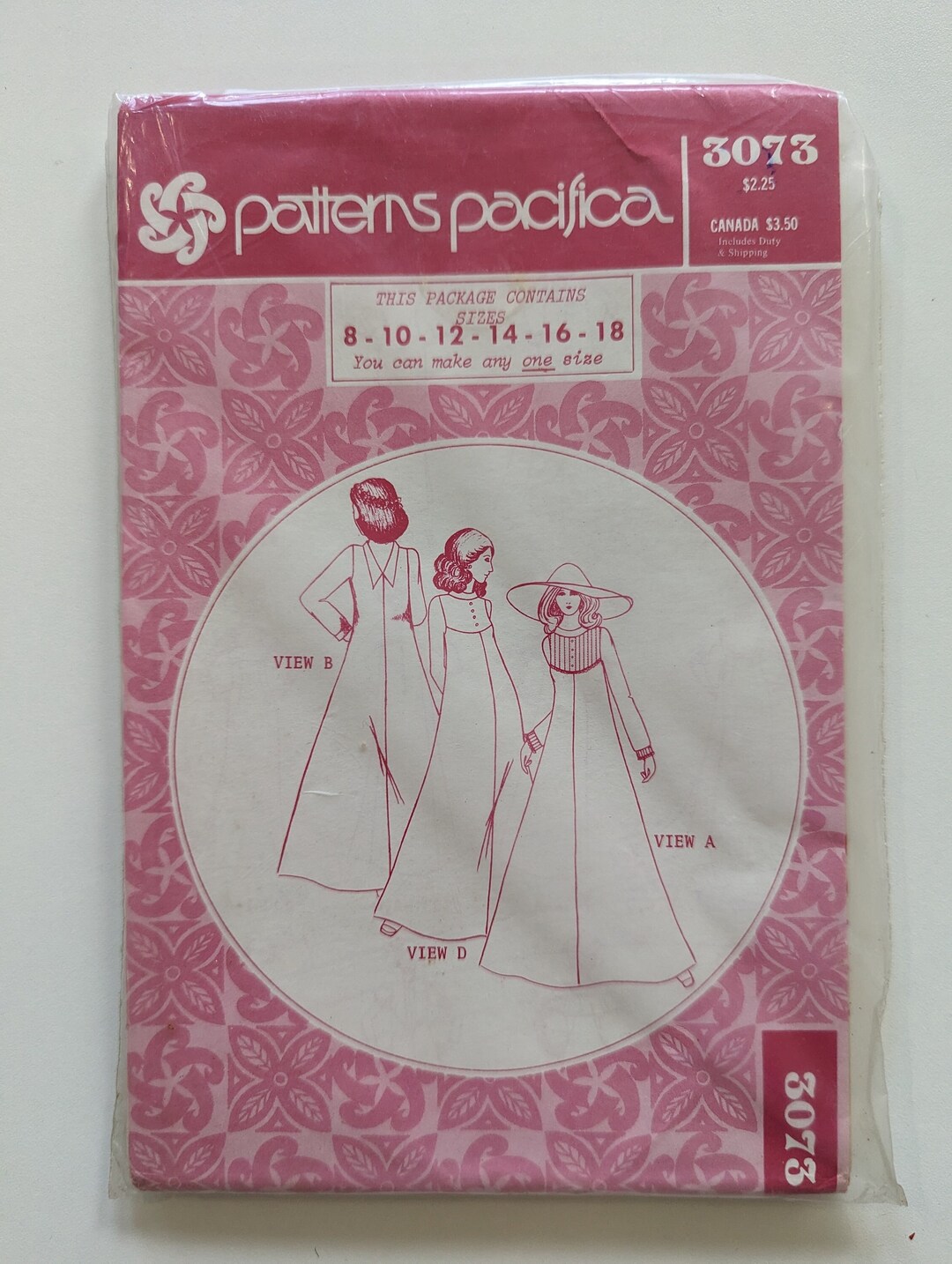 Sz 8-18 Vintage Hawaiian Patterns Pacifica 1970s A-line Empire Waist ...