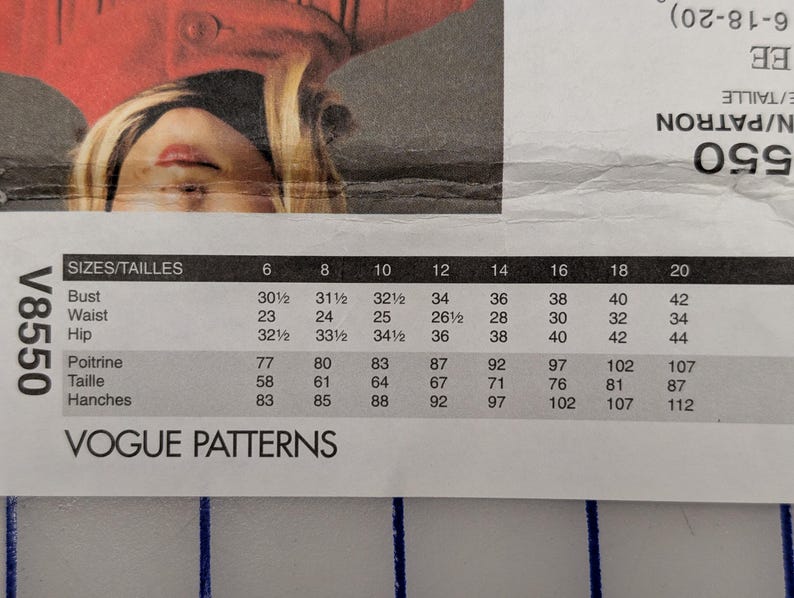 Sz 14-20 UNCUT Vogue Divine Details Plus Size A Line Swing Coat Jacket ...