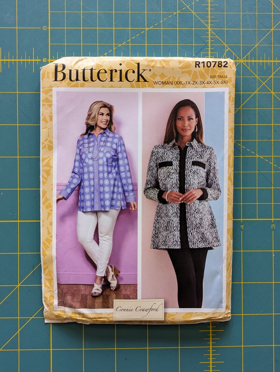 Sz XXL 1X 2X 3X 4X 5X 6X/16-36 Butterick Plus Size Button Down Shirt ...