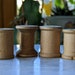 Lot of 12 Vintage Empty Wood Wooden Thread Spools Small 1 1/4"h, With ...