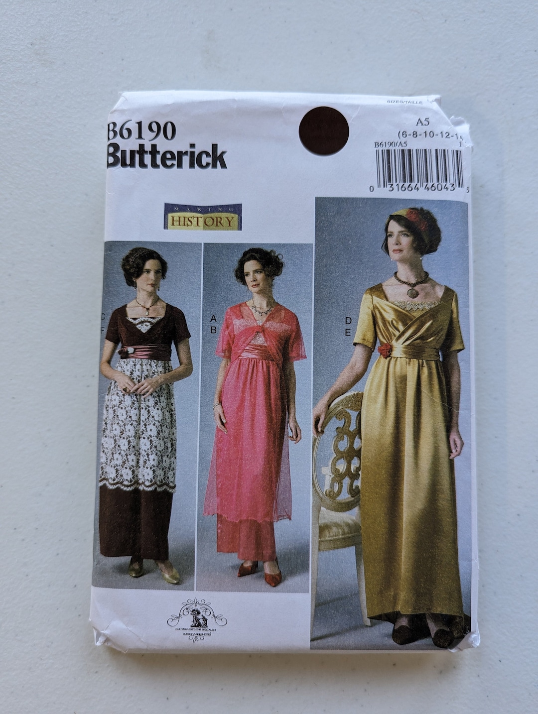 Sz 6-14 UNCUT Simplicity Edwardian Titanic Downton Abbey Dress Womens ...