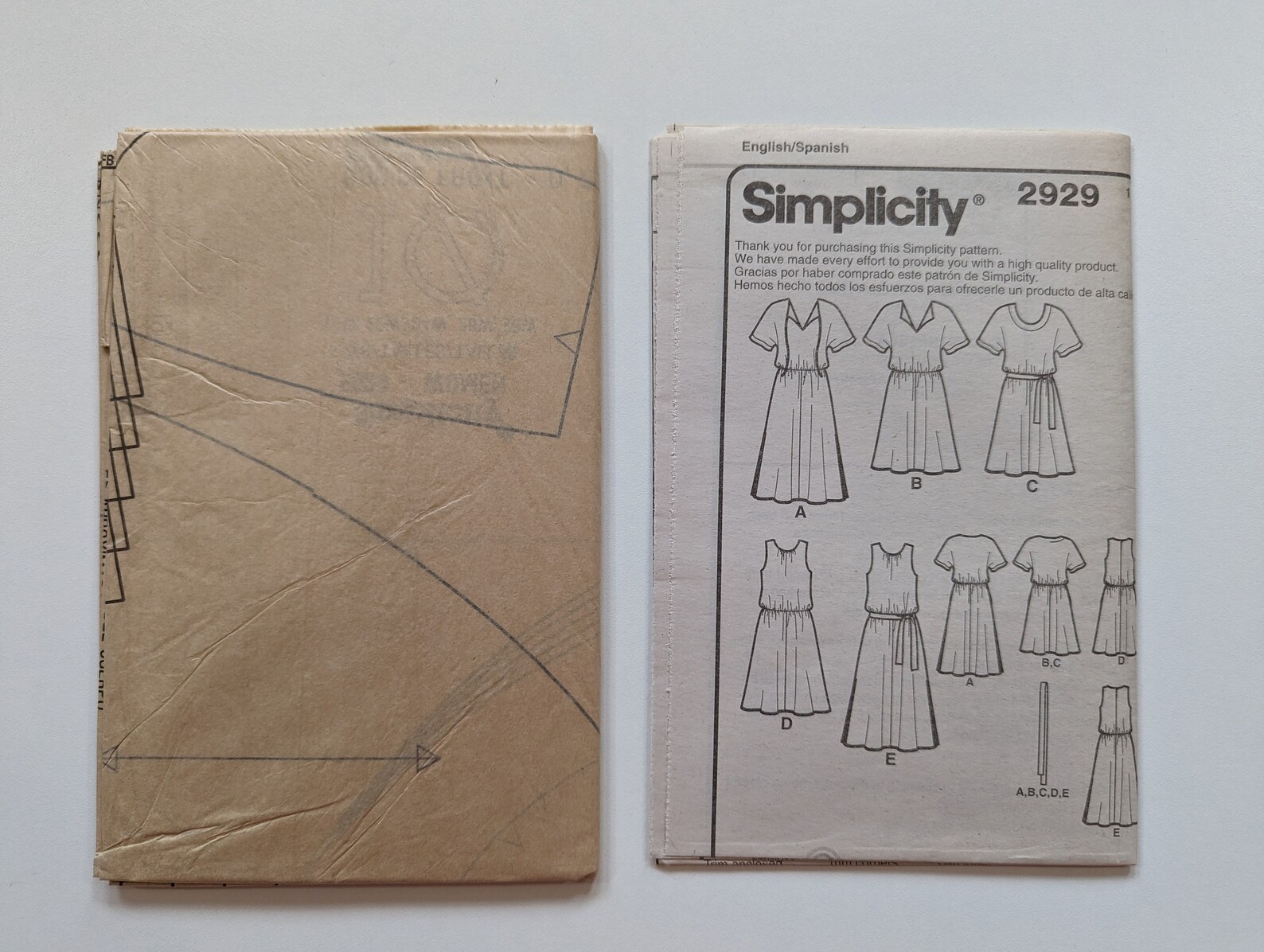 Sz 10-18/20W-28W/1X-3X Simplicity Plus Size Pullover Summer Dress ...