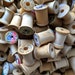 Lot of 12 Vintage Empty Wood Wooden Thread Spools Small 1 1/4"h, With ...