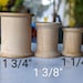 Lot of 12 Vintage Empty Wood Wooden Thread Spools Small 1 1/4"h, With ...