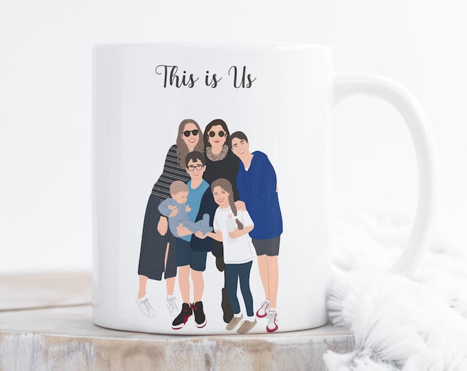 Custom Dad Portrait Personalized Father's Day Gift Unforgettable Wall ...