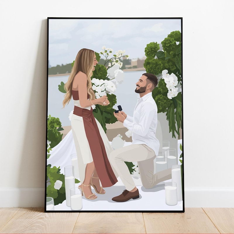 Custom Proposal Artwork - Etsy