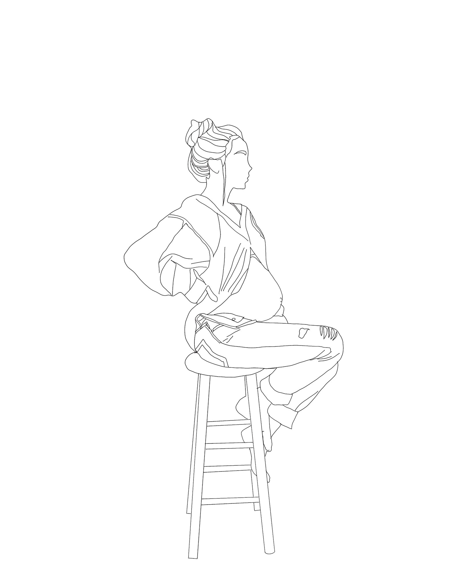 Custom Line Drawing Minimalist Illustration Minimalist - Etsy