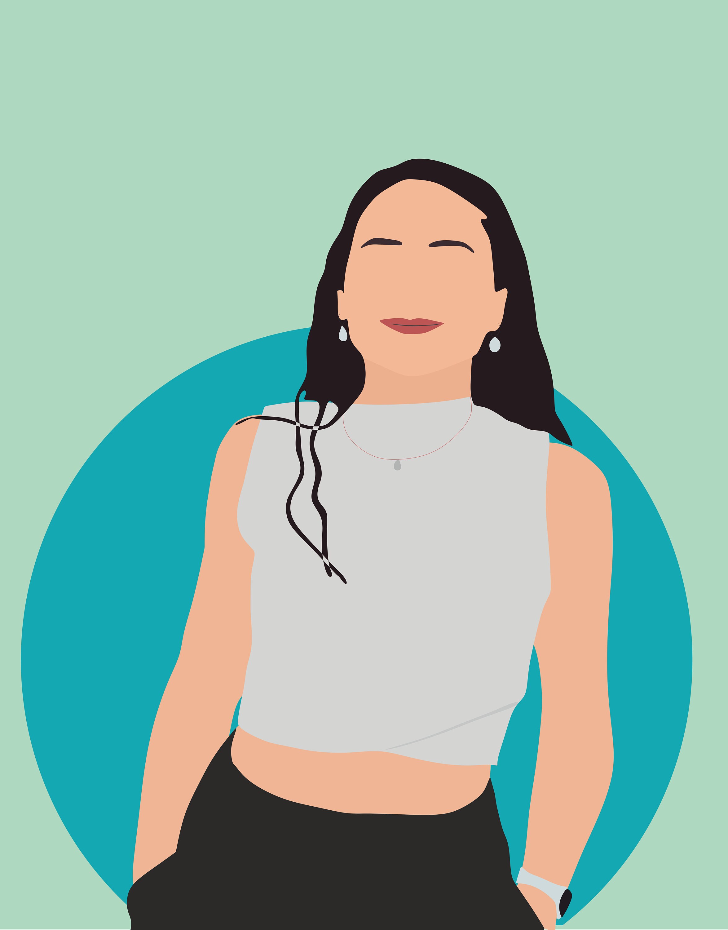 Custom Minimalist Digital Portrait Faceless Illustration ASAP | Etsy UK