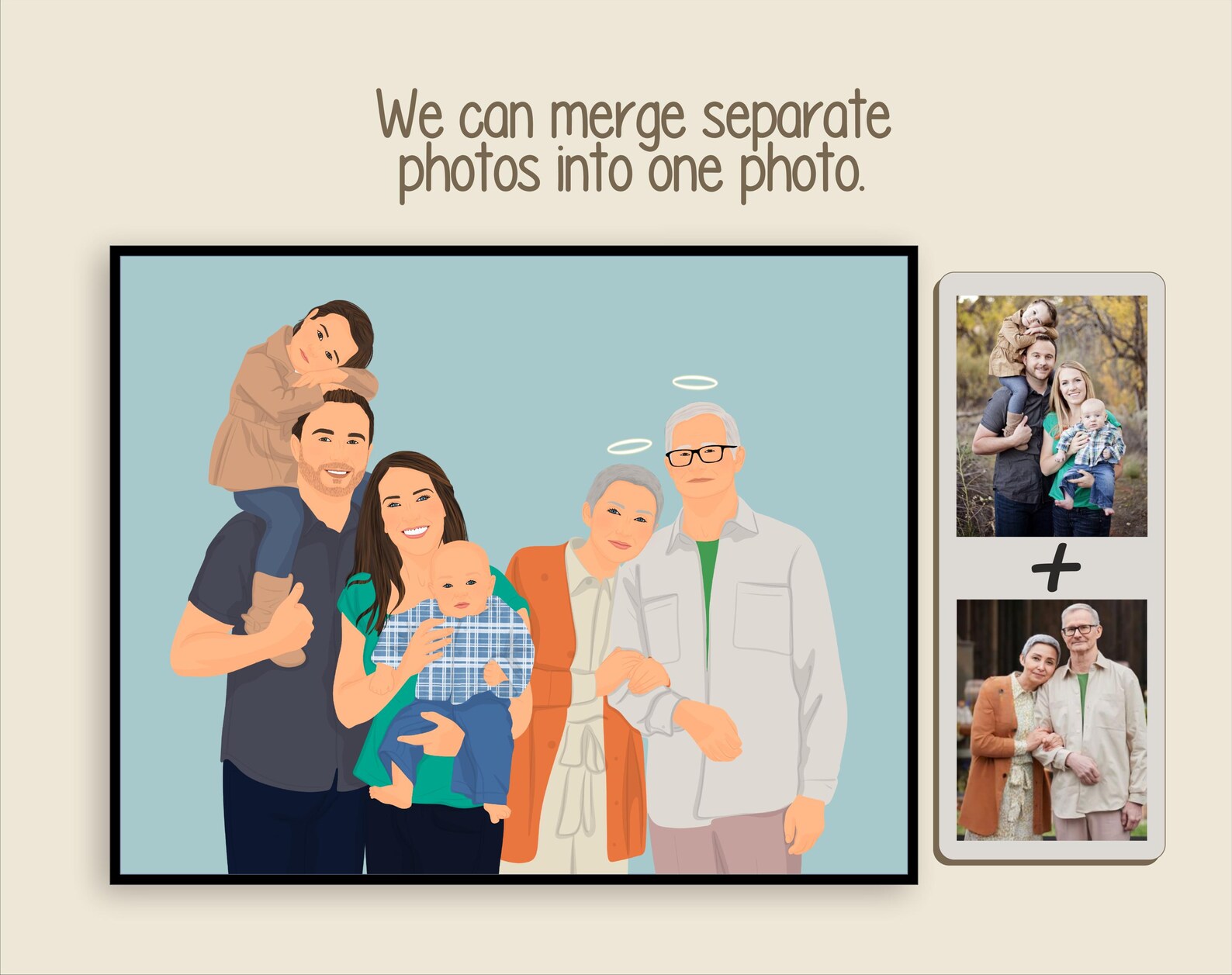 Custom Portrait. Custom Painting From Photo. Custom Portrait ...