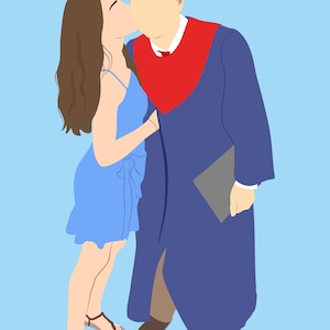 Custom Portrait. Cartoon Portrait From Photo. Custom Faceless Portrait ...