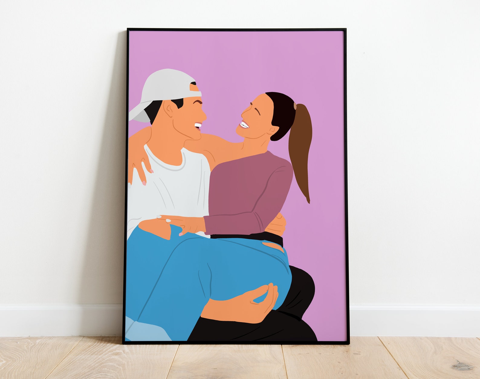 Faceless Portrait Custom Illustration Personalised Photo | Etsy