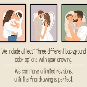 Custom Minimalist Digital Portrait Faceless Illustration ASAP ...