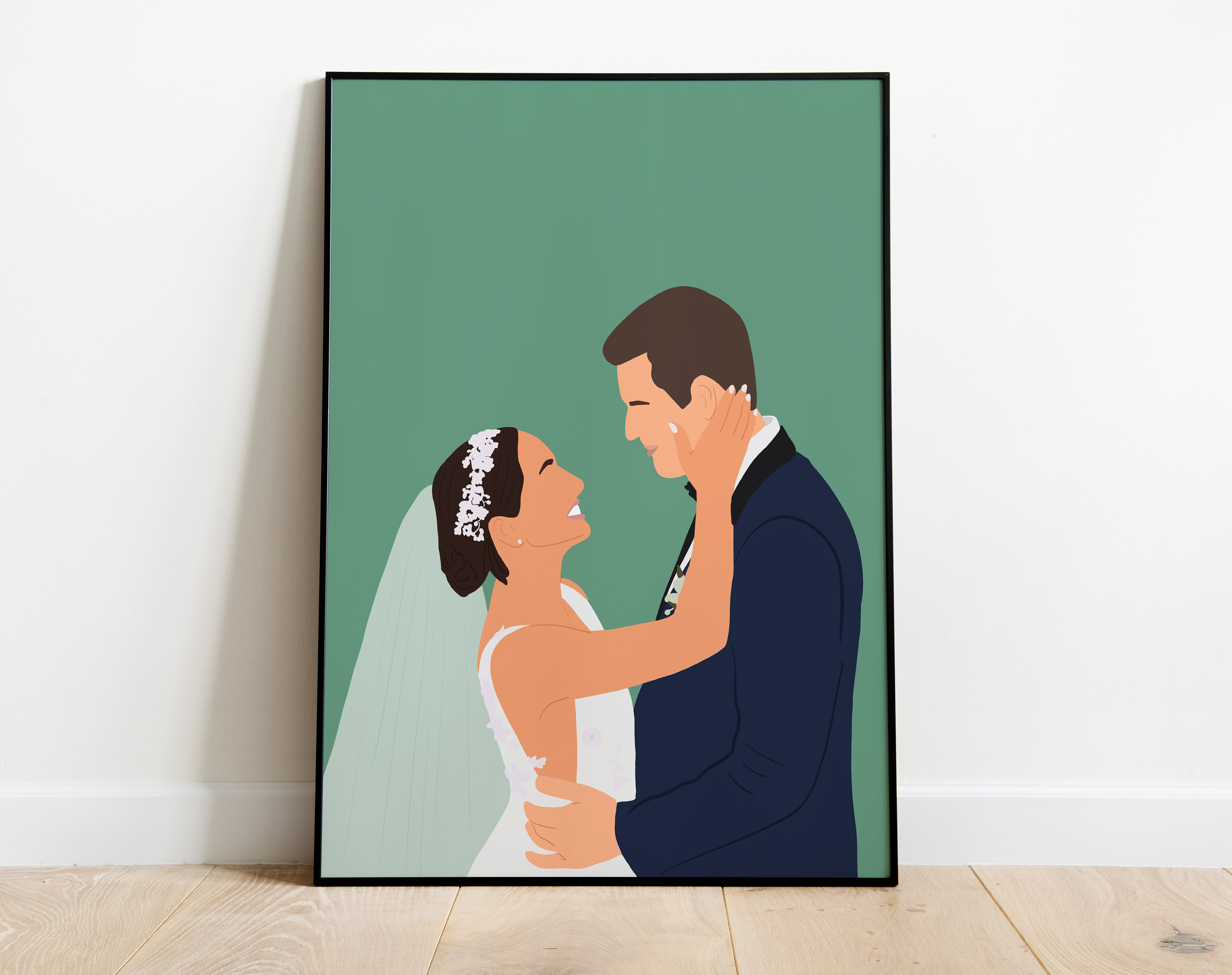 Faceless Portrait Custom Illustration Personalised Photo - Etsy Australia