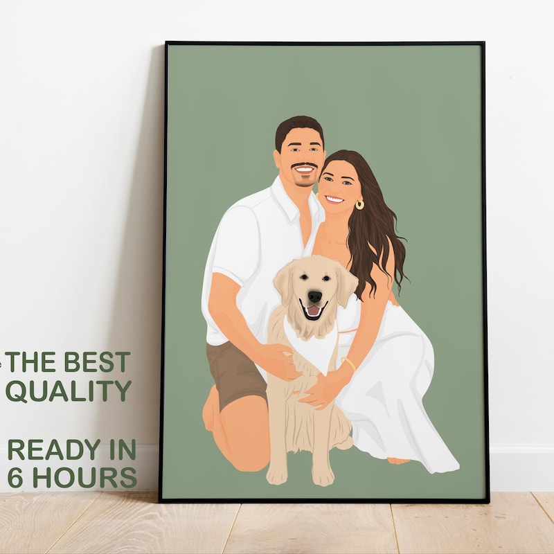 Drawing Portrait Faceless - Etsy