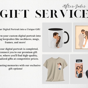 Gift for Couple, Couple Portrait, Family Portrait, Faceless Portrait ...