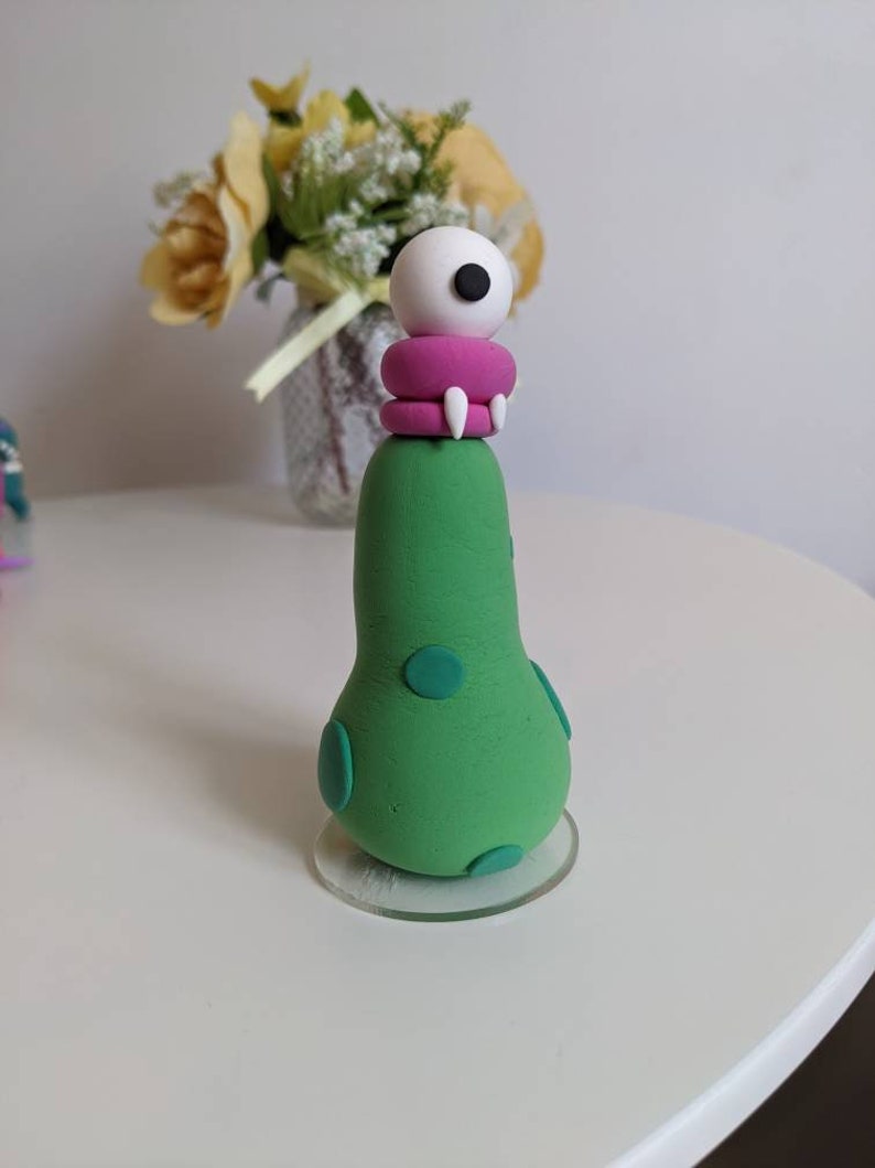 Eyeclop the Cyclops. Clay Alien Figure - Etsy