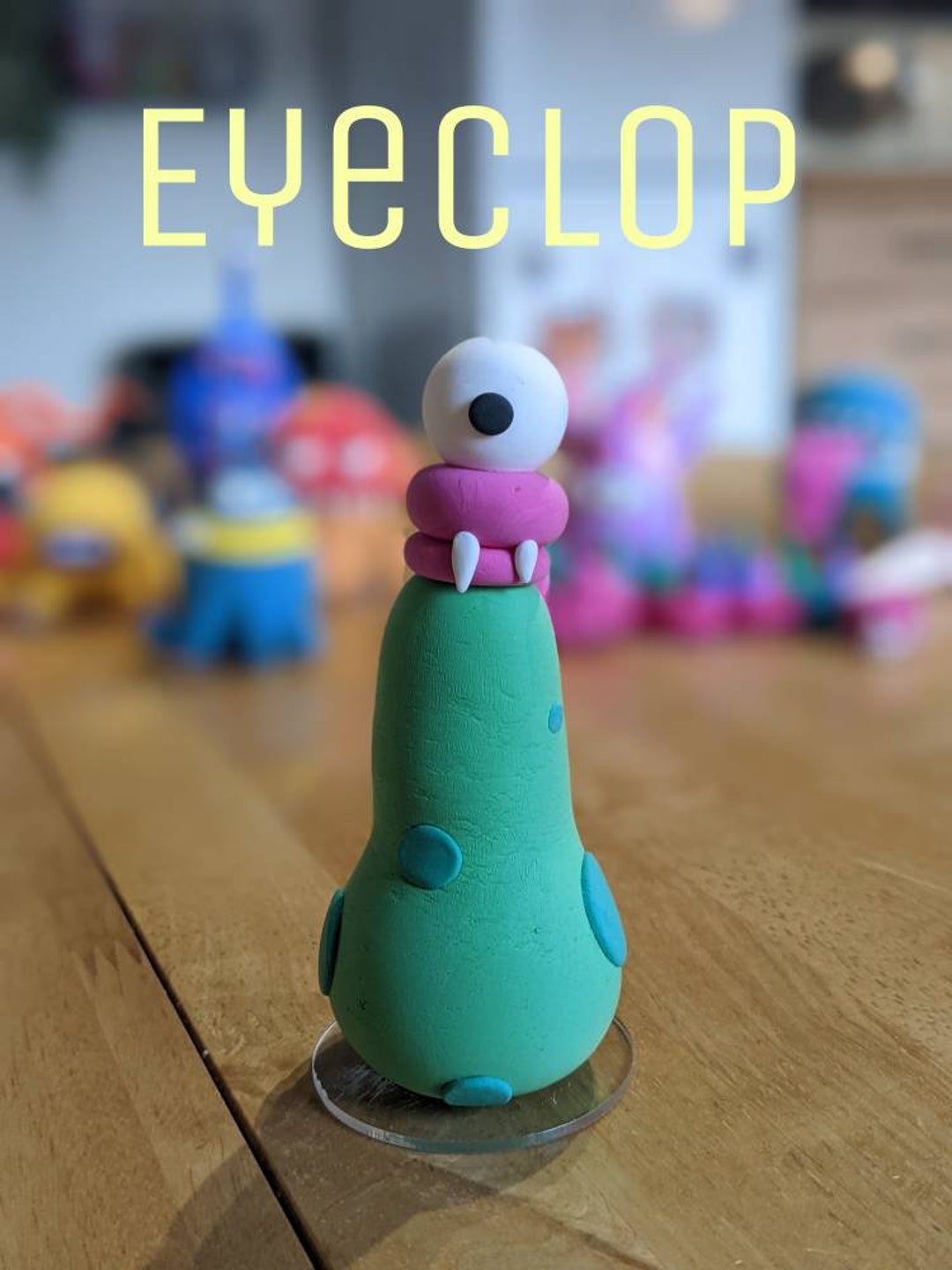 Eyeclop the Cyclops. Clay Alien Figure - Etsy