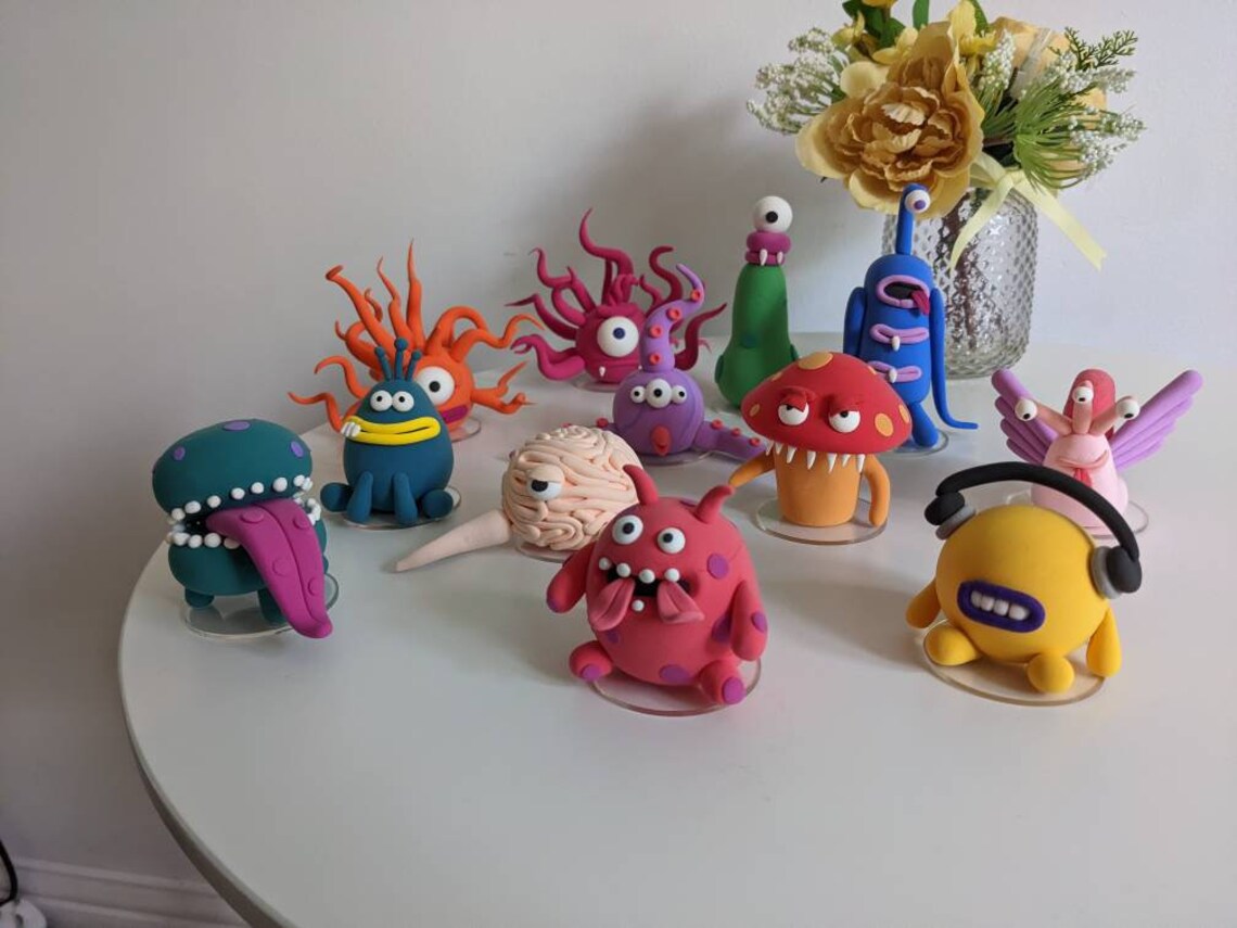 Eyeclop the Cyclops. Clay Alien Figure - Etsy