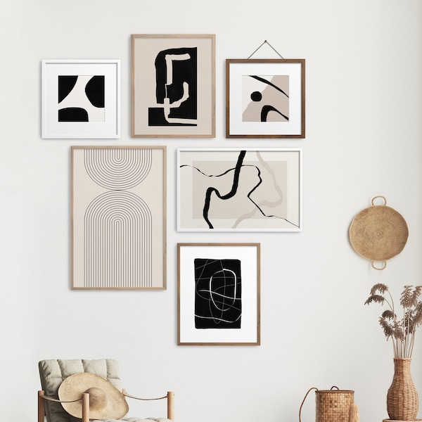 Abstract Print Set - Etsy