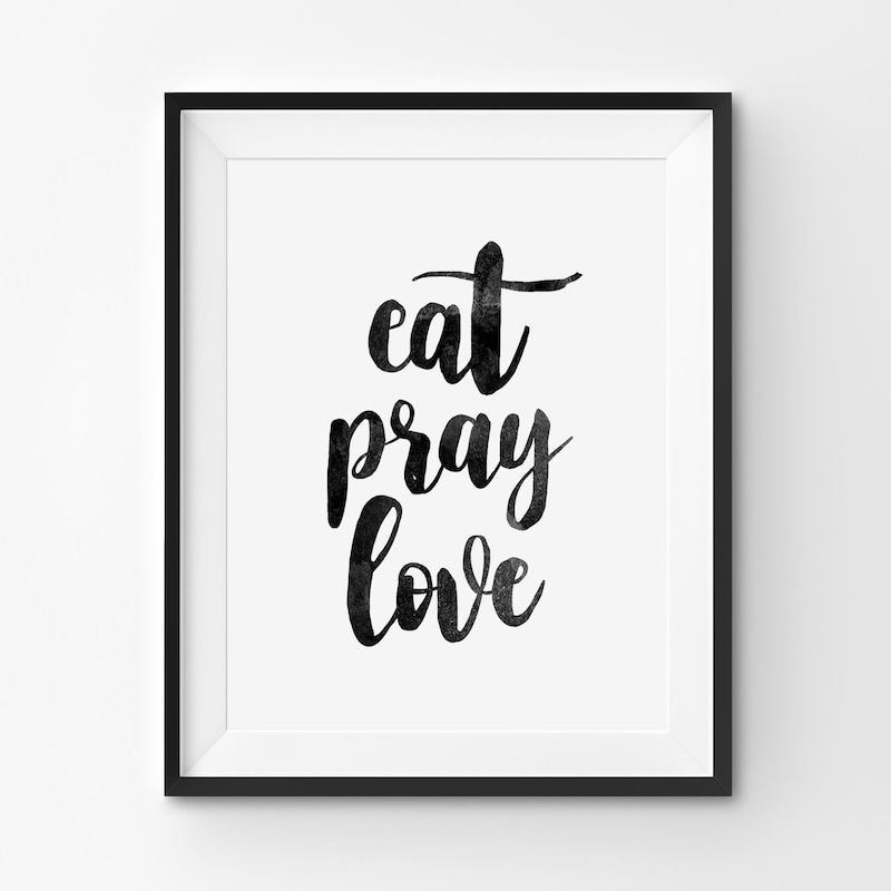 Eat Pray Love - Etsy