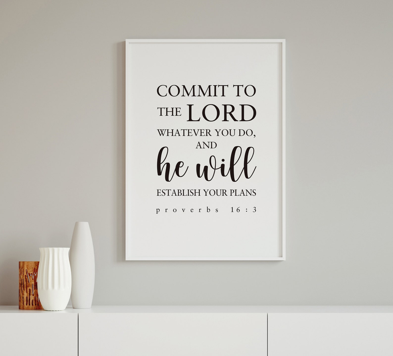 Commit to the Lord Whatever You Do and He Will Establish Your Plans ...