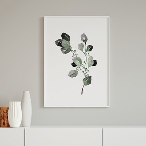 Eucalyptus Poster,eucalyptus Watercolor,leaves,printable Greenery Wall ...