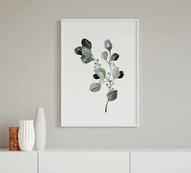 Eucalyptus Postereucalyptus Watercolorleavesprintable - Etsy