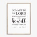 Commit to the Lord Whatever You Do and He Will Establish Your Plans ...