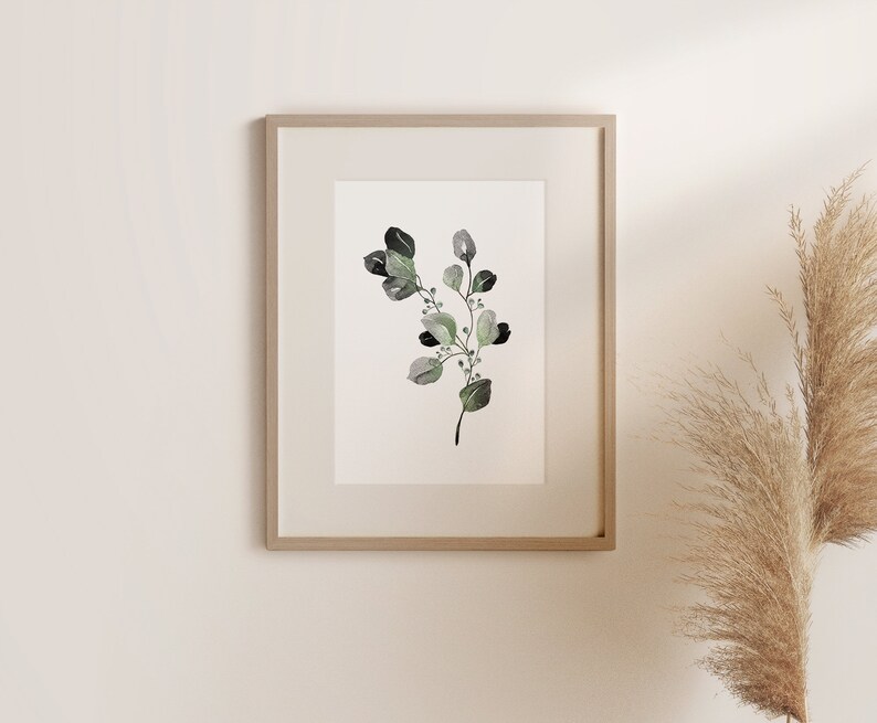 Eucalyptus Postereucalyptus Watercolorleavesprintable - Etsy