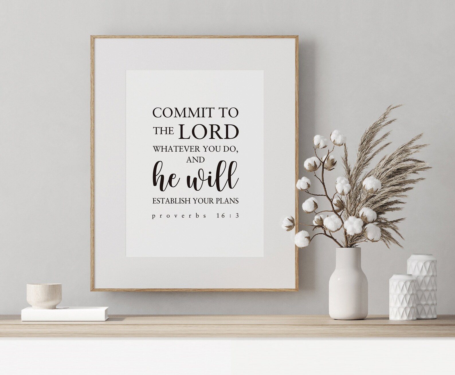 Commit to the Lord Whatever You Do and He Will Establish Your Plans ...