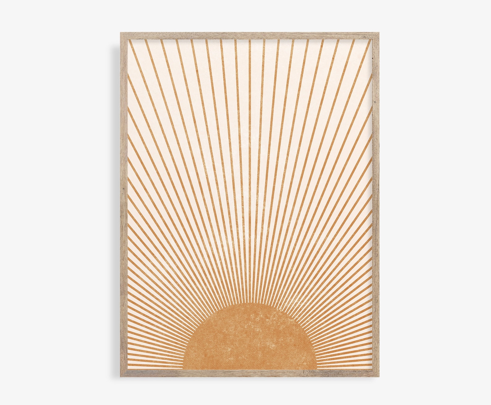 Abstract Boho Rising Sun Print Sun Rays Print Sunset Wall - Etsy