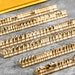 Custom Interchangeable Alphabet Stamp, Brass Metal Letters Stamp, 26 ...