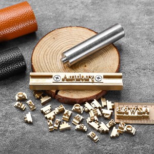 Interchangeable Brass Letter Full Set With Size and Font Options ...