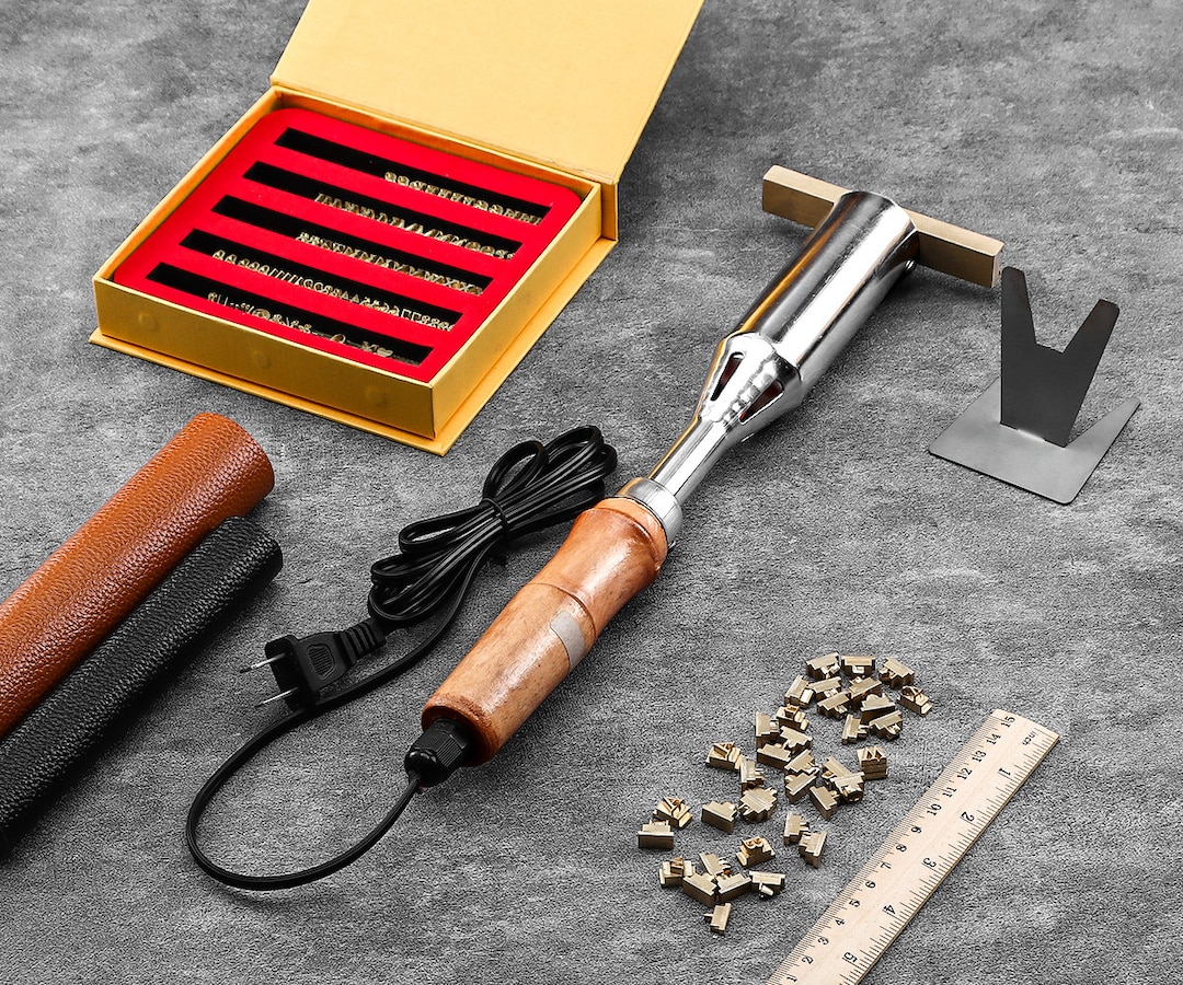 Custom Branding Iron, Embossing Letter Stamp, Holder Branding Iron, 1 ...