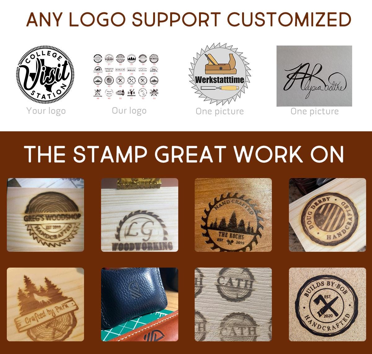 Custom Electric Branding Iron, Wood Burning Stamp, Personalized Logo - Etsy