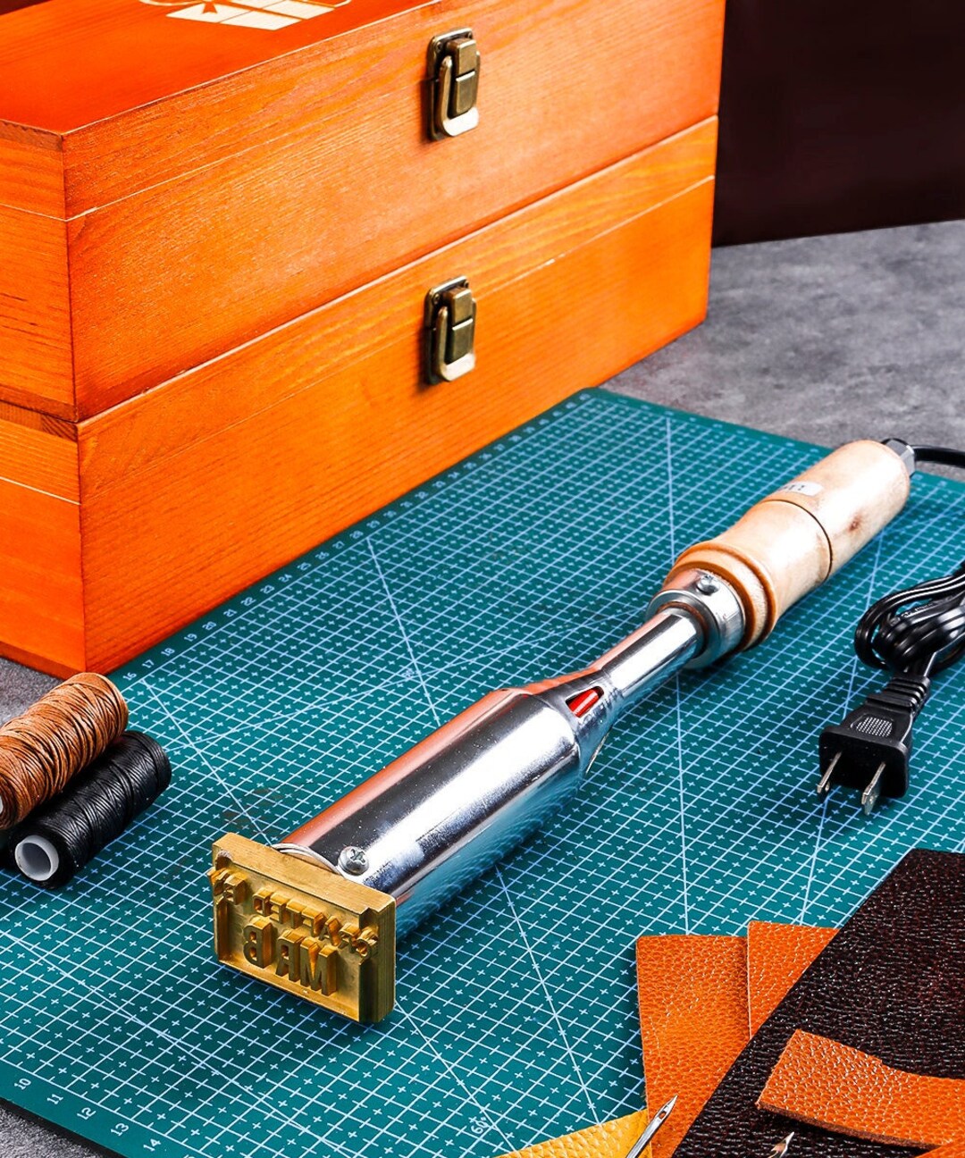 Custom Wood Brand Iron, Wood Burning Stamp With Heater, Leather ...