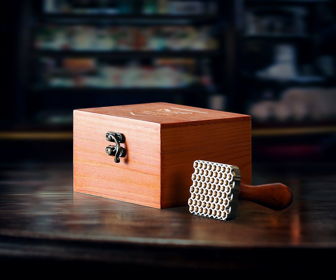 Monogram Ice Stamp, Bar Ware Logo Ice Cubes Stamp, Gift for Bartenders ...