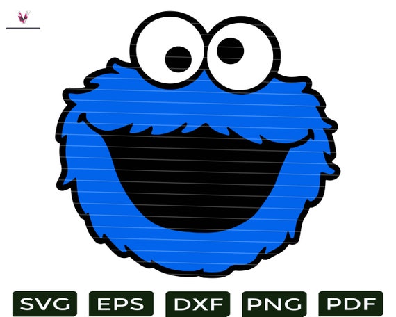 Cookie Monster SVG PNG/ Custom file format/ Printable/ | Etsy